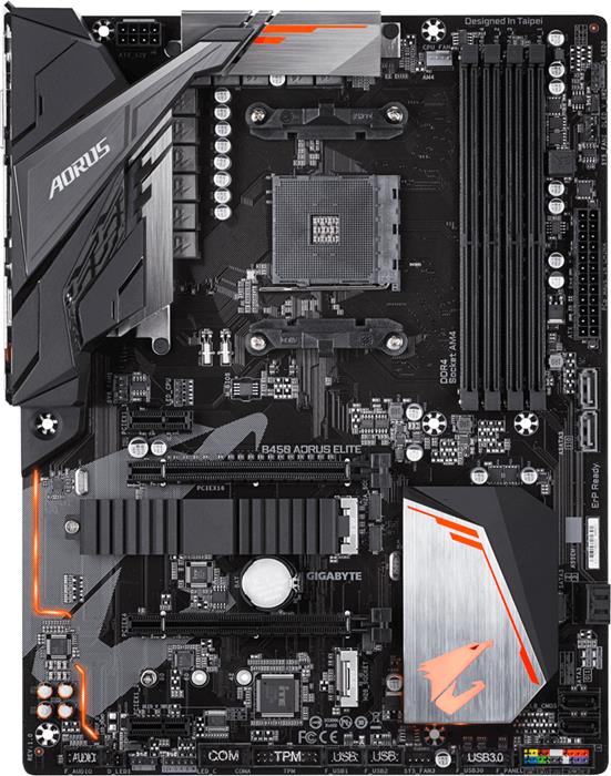 Мат. плата SocketAM4 GIGABYTE B450 AORUS ELITE B450AORUSELITE - Магазин ...